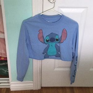 Disney | Tops | Stitch Crop Top | Poshmark